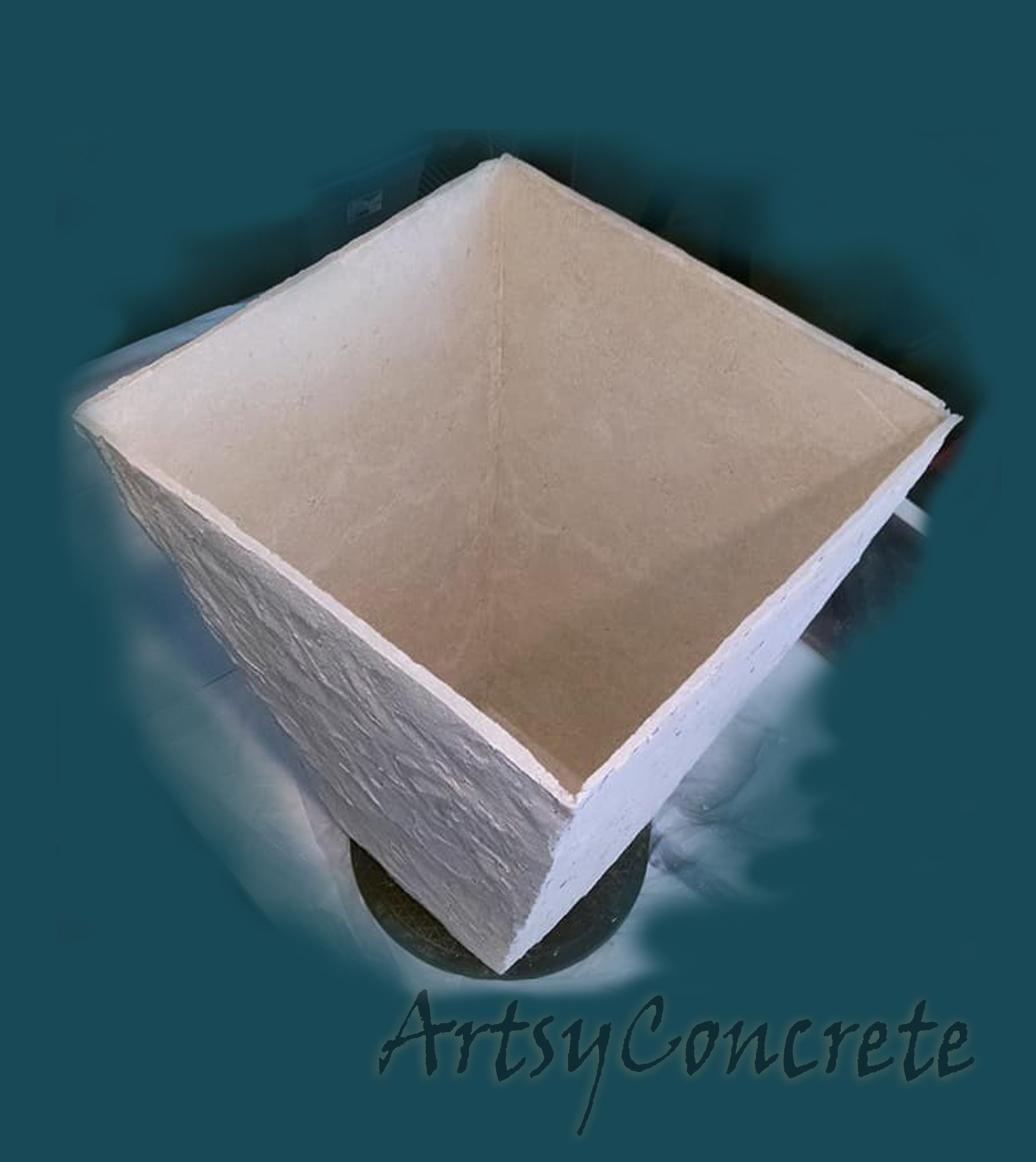 Trapazoidal Concrete Planter